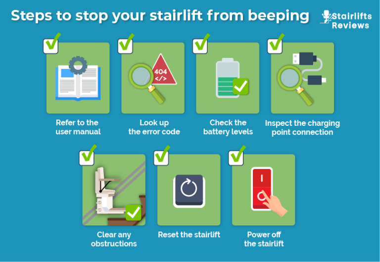 Stairlift Beep Codes: How to Stop a Stairlift From Beeping